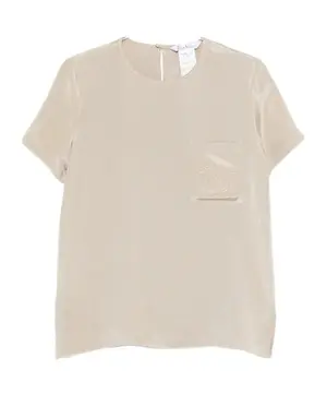 Max Mara Short-sleeved T-shirt - Nude