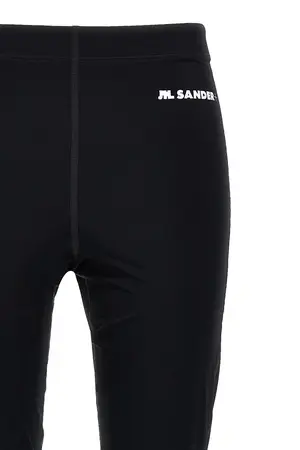 JIL SANDER Logo Printed Leggings
