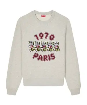 Kenzo Wild Tiger' Embroidered Sweatshirt In Cotton