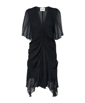 Isabel Marant Étoile V-neck Midi Dress - Black