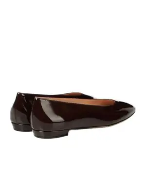 GIANVITO ROSSI Amelia Patent Leather Ballet Flats