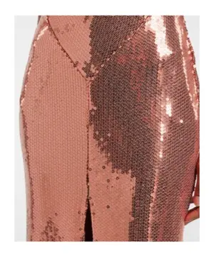 Alex Perry Open-back Sequined Gown