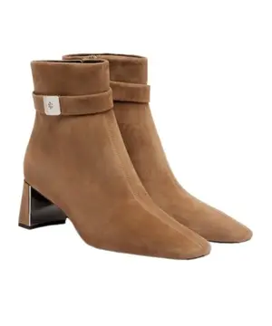 Tory Burch Square-toe Ankle Boots - Brown