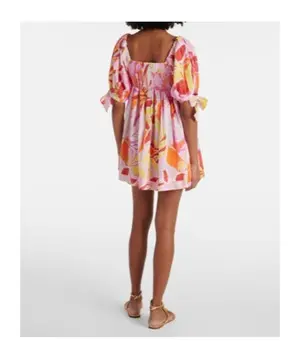 Poupette St Barth Catalina Printed Cotton Minidress