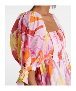 Poupette St Barth Catalina Printed Cotton Minidress