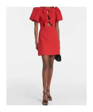 Rebecca Vallance Kaylee Bow-detail Minidress