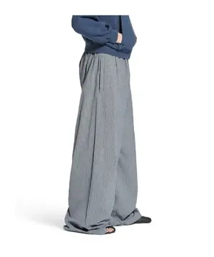 Balenciaga Plaid Pattern Trousers