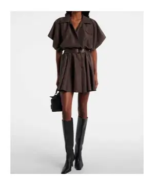Norma Kamali Flared Minidress