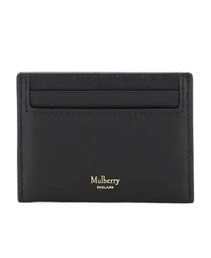 Mulberry Logo Embossed Cardholder - Black