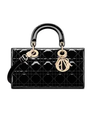 Dior Medium Lady D-joy Bag - Black