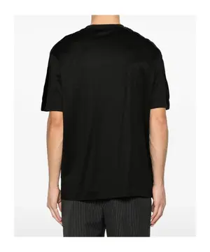 Emporio Armani Velvet-panel T-shirt