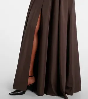 Norma Kamali Oversized Flared Gown