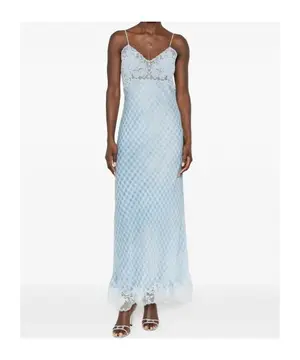 Ermanno Scervino Lace Spaghetti Strap Dress
