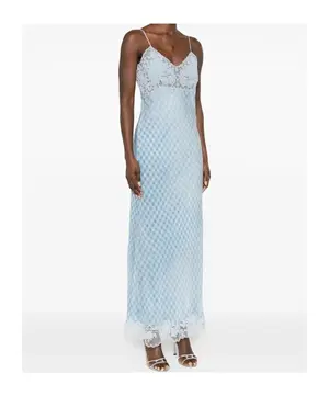 Ermanno Scervino Lace Spaghetti Strap Dress