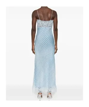 Ermanno Scervino Lace Spaghetti Strap Dress