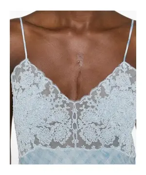 Ermanno Scervino Lace Spaghetti Strap Dress