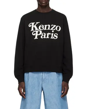 Kenzo Logo Printed Crewneck Sweatshirt