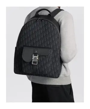 Dior Saddle Zip Backpack