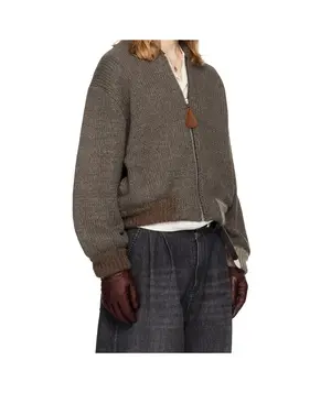 MAGLIANO Knitted Zipper Casual Jacket