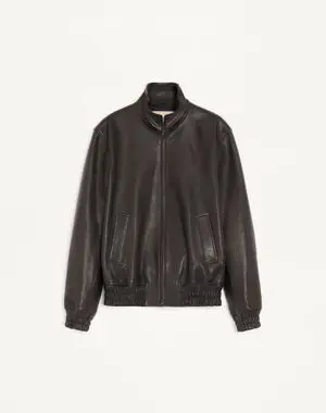 Valentino Garavani Leather Bomber Jacket