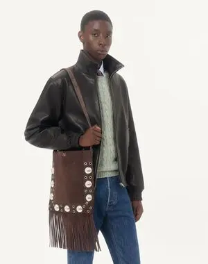 Valentino Garavani Leather Bomber Jacket