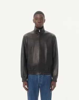Valentino Garavani Leather Bomber Jacket