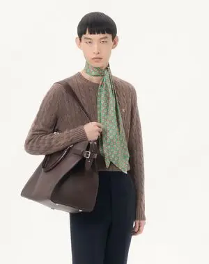 Valentino Garavani Cable-knit Vlogo Cashmere Pullover