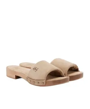 Brunello Cucinelli Suede Clogs