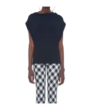 Norma Kamali Wide-neck Sleeveless Top