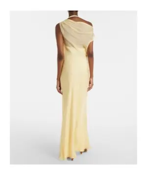 SIR. Strobe Off-shoulder Maxi Dress