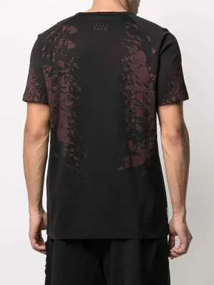 Stone Island Abstract-print Crew-neck T-shirt