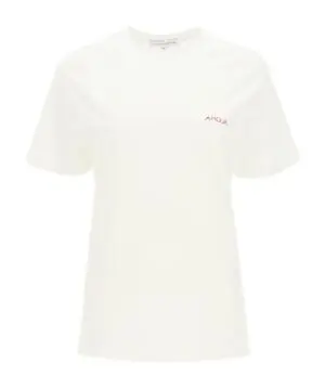 Maison Labiche Slogan Embroidered T-shirt - White