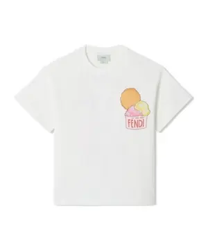 Fendi Jersey T-shirt - White