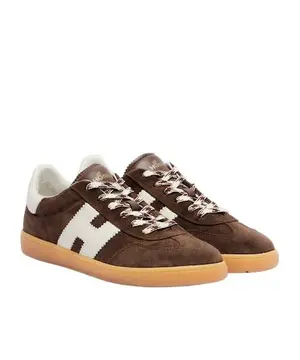 Hogan Color Block Suede Sneakers