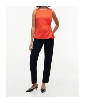 Tommy Hilfiger Twist Boat Neck Sleeveless Top