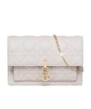 Dior Logo Shoulder Bag - White