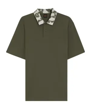 Hugo Boss Collared Short-sleeved Polo Shirt - Green