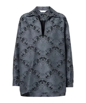 Max Mara Anemone Wool-blend Jacquard Shirt