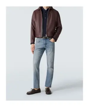 LARDINI Cotton Polo Sweater