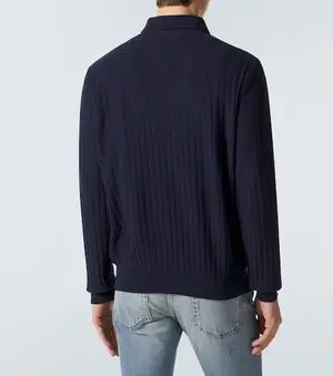 LARDINI Cotton Polo Sweater