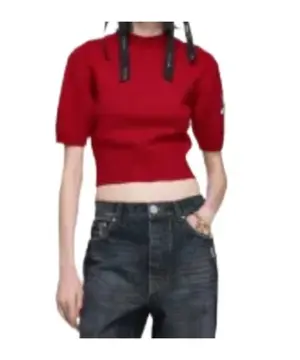 Marc Jacobs High-neck Cropped Sweater