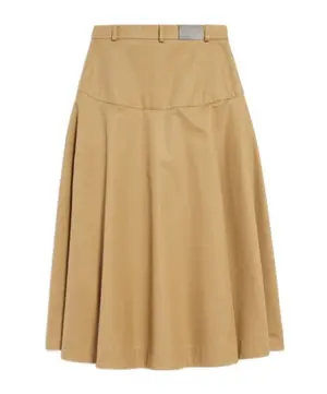 Balenciaga A-line Cotton Skirt