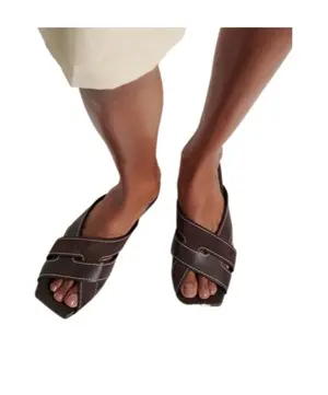 TOD'S Simple Flat Slide Sandals