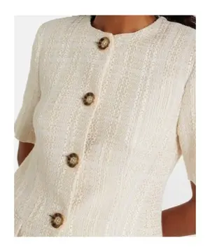 Veronica Beard Bodie Cotton-blend Tweed Jacket