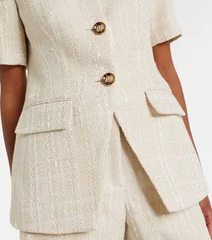 Veronica Beard Bodie Cotton-blend Tweed Jacket
