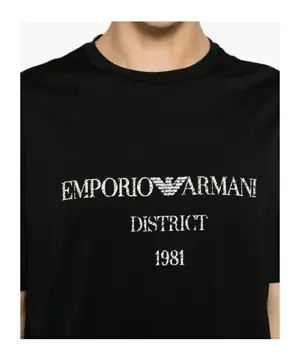 Emporio Armani Logo-print Crew-neck T-shirt