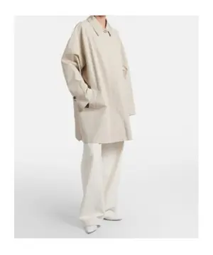 THE ROW Amaya Belted Cotton Car Coat