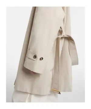 THE ROW Amaya Belted Cotton Car Coat