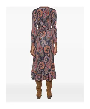 Etro Paisley-print Midi Dress