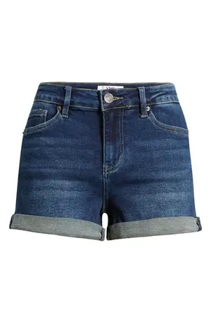 YMI Cuffed Hem Denim Shorts